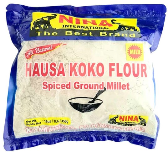 Kaufen Ghana Nina Hausa Koko Flour 456g - Chriskes Afro Care Ihr ...